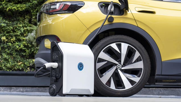 The ZipCharge Go Is A Portable, Rolling Charger For Electric Cars ...